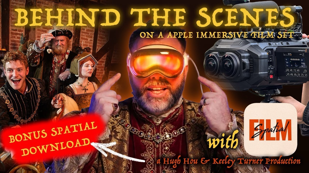 ON A APPLE IMMERSIVE FILM SET with Spatial Film BEHIND THE SCENES - YouTube
