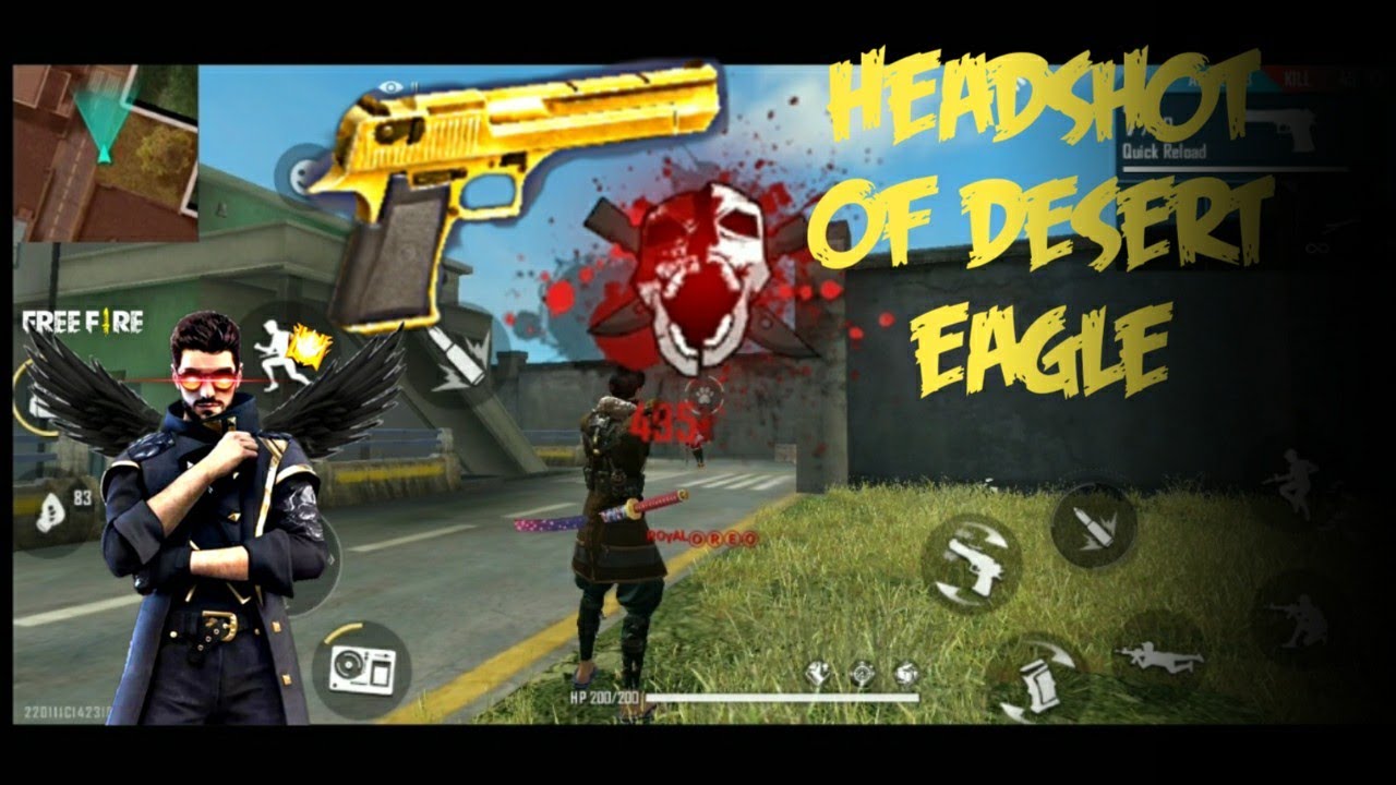 "Wow" 😯 HEADSHOT OF DESERT EAGLE-GARENA FREE FIRE #FREE FIRE - YouTube