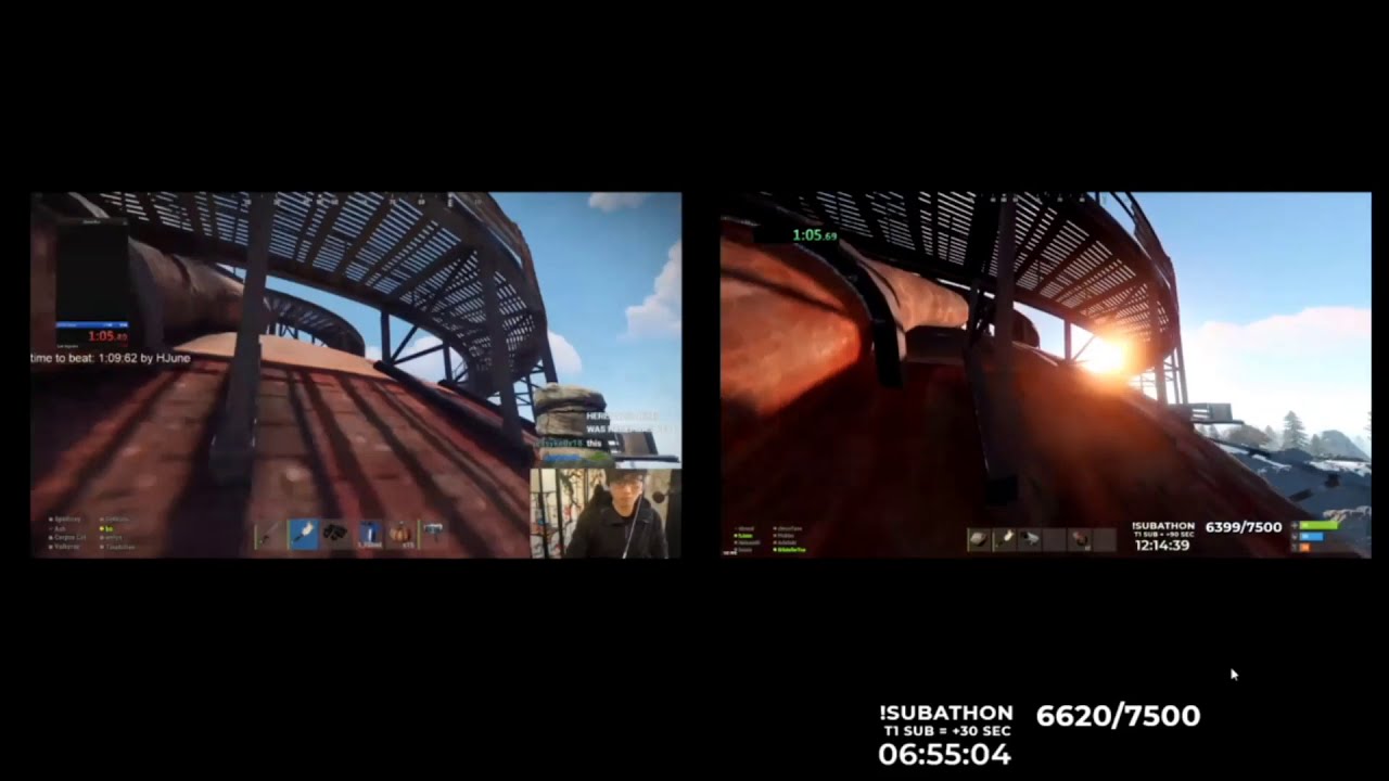 hjune VS boxbox SpeedRUN World record | OTV Rust - YouTube