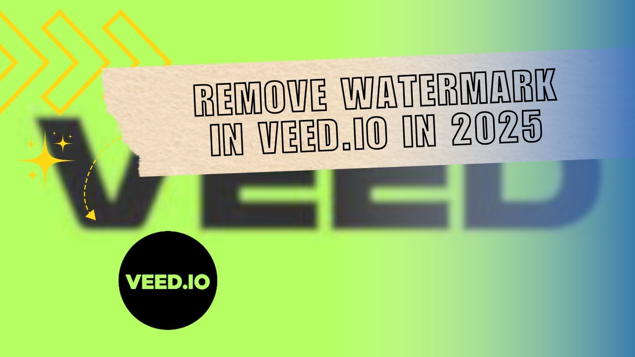 👍 How to Remove Watermark in Veed.io in 2025? | Step by Step - YouTube