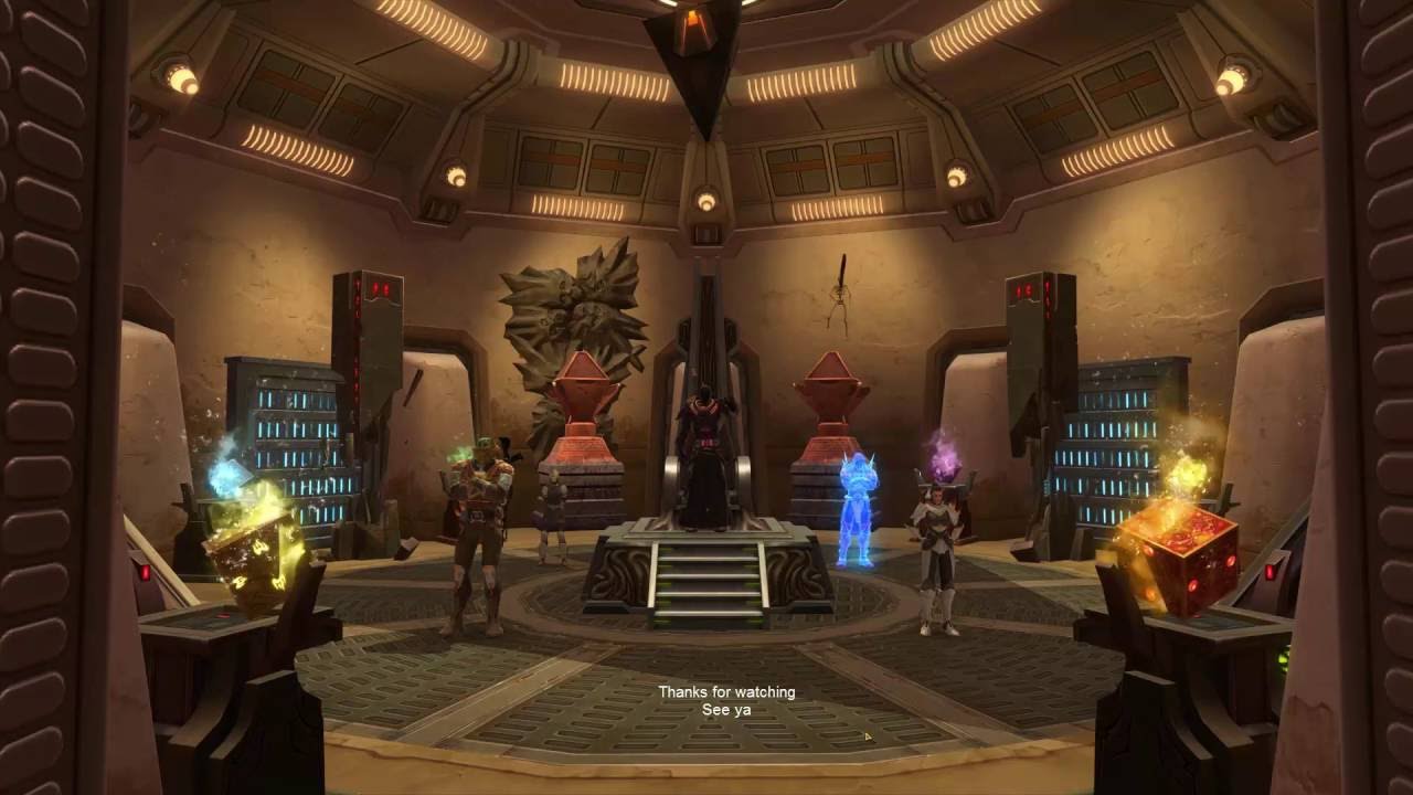 SWTOR Lvl 65 PvP Corruption Sorcerer Novare Coast - YouTube