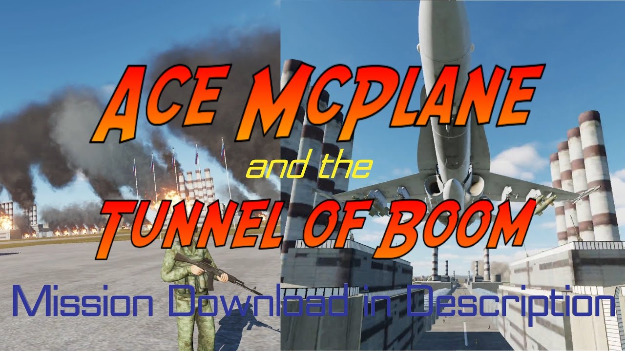 DCS: New Mission - Tunnel of Boom - 2.5km Explosion Oil Refinery & Buk ...