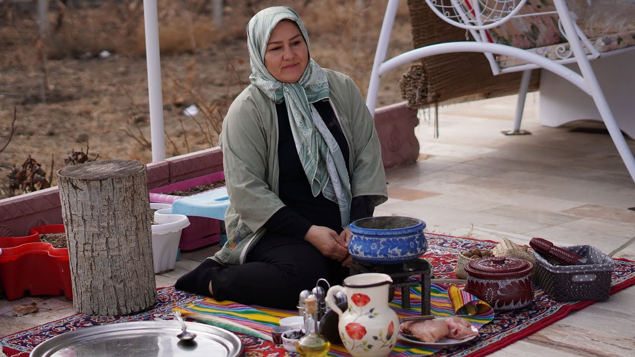 rural life story and cooking outdoor - YouTube