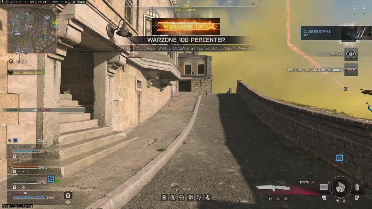 Earning the 2025/26 Warzone 100 Percenter calling card - YouTube