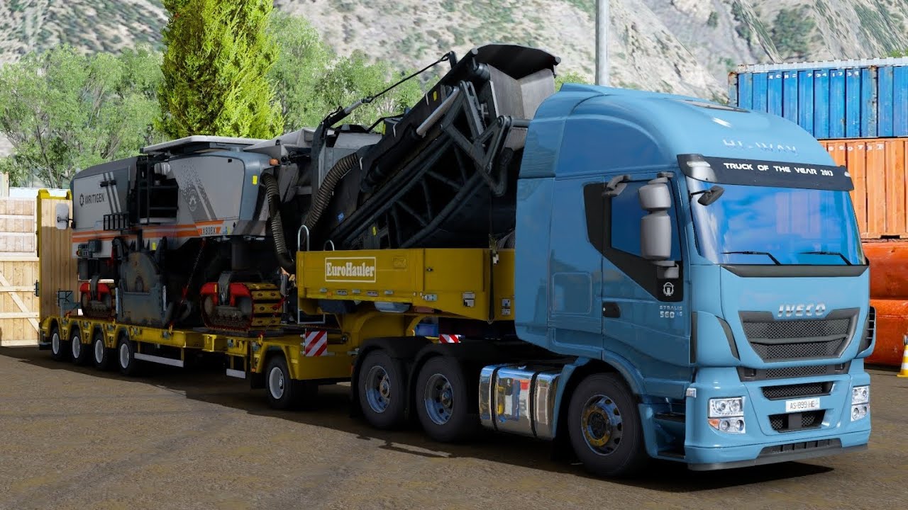 Heavy load Truck iveco truck simulator overload euro truck simulator 2 ...