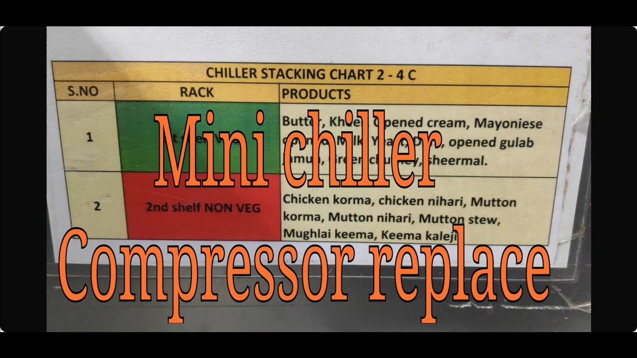 How to Mini chiller compressor replace and gas charging - YouTube