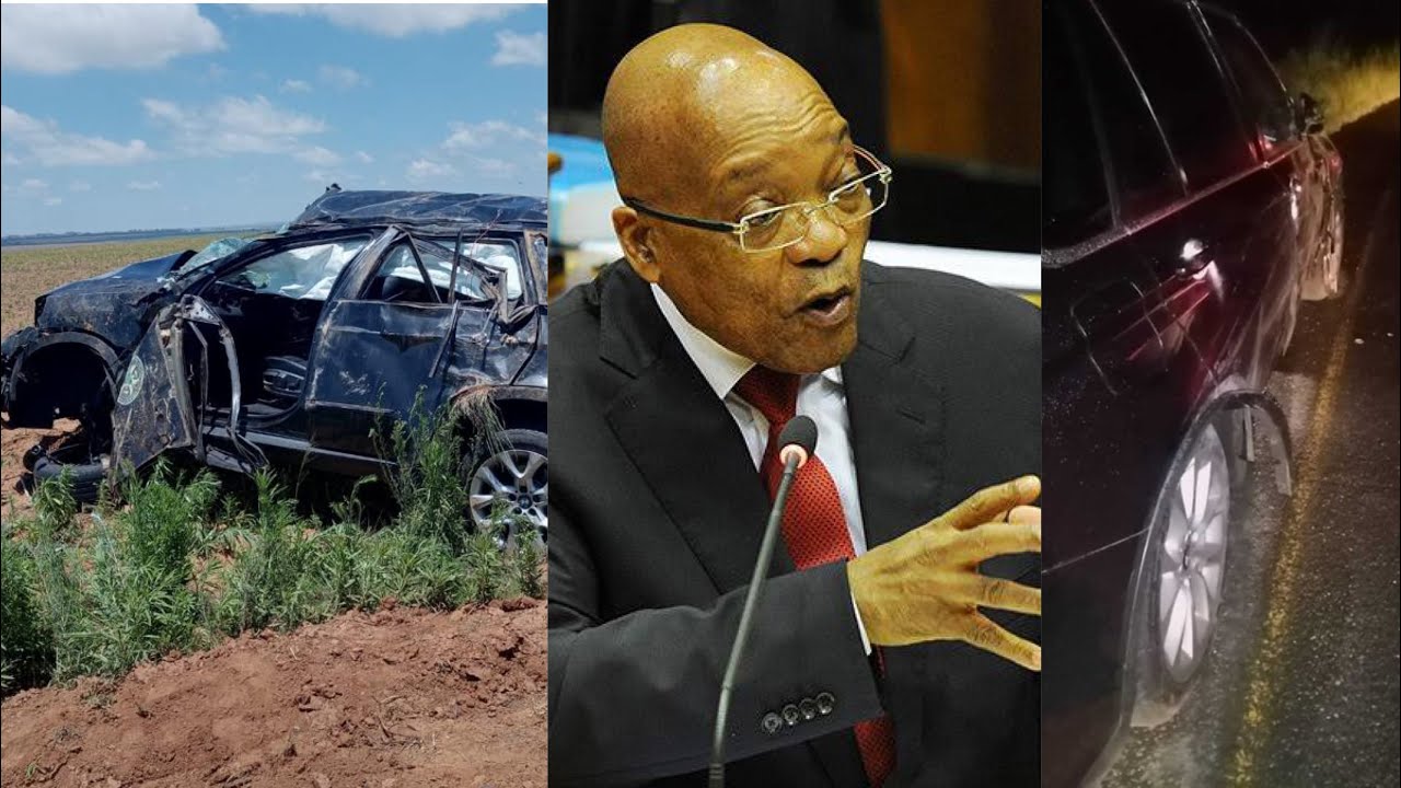 A man arrested after purposely crashlng into Jacob Zuma’s car 💔😭 - YouTube