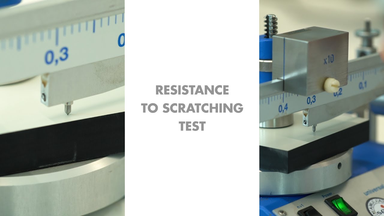Resistance to Scratching Test - Trespa Quality Videos #5 - YouTube