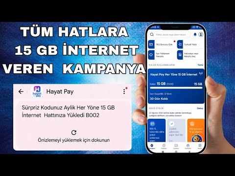 TÜM HATLARA 15 GB İNTERNET VEREN YENİ KAMPANYA KANITLI - Turkcell bedava internet