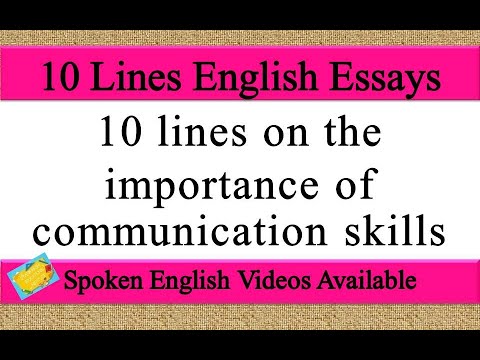 10 lines on the importance of communication skills | importance of ...