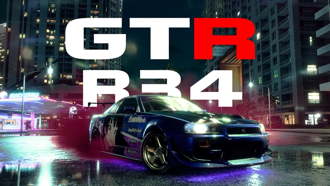 NFS HEAT แต่งรถ - Nissan Skyline GTR R34 กับชุดแต่ง Sunline Racing ...