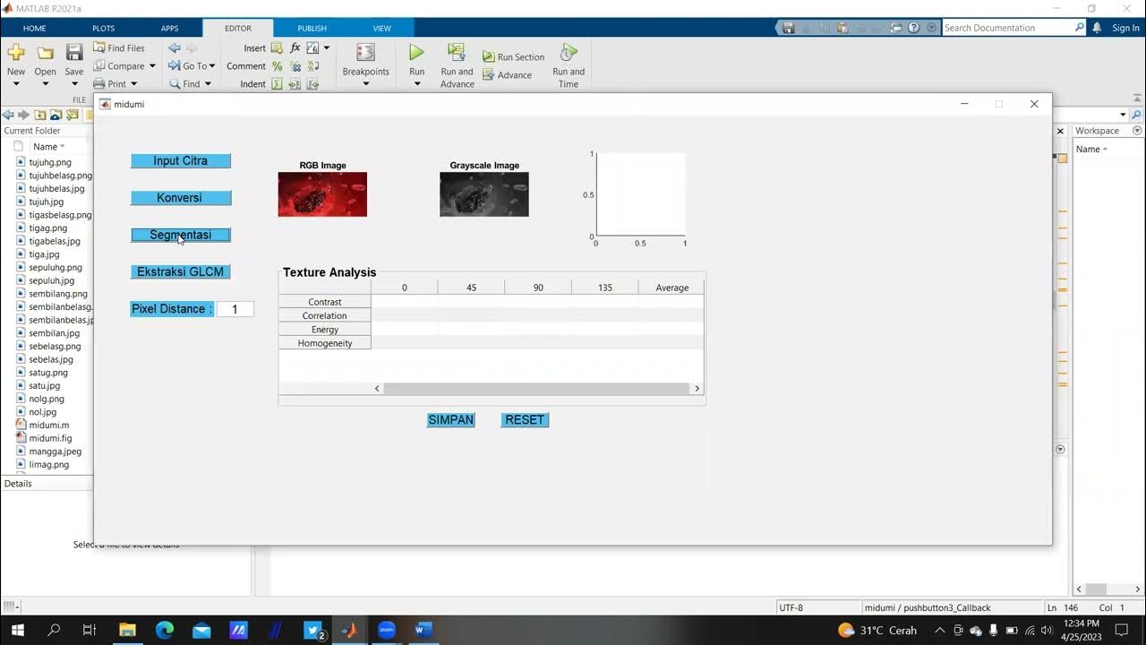 UTS PENGENALAN POLA (MEMBUAT APLIKASI GUI MENGGUNAKAN MATLAB) - YouTube