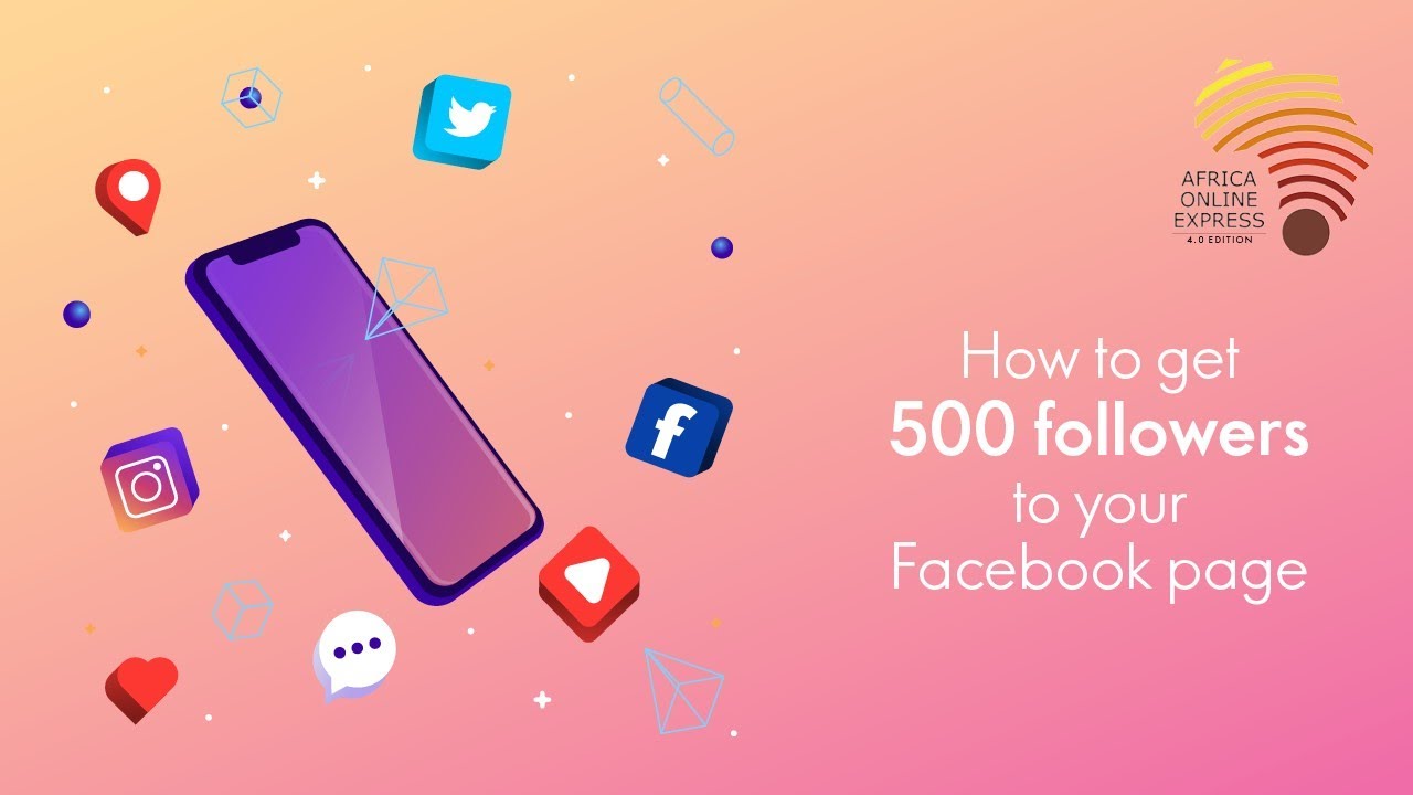 How to get 500 followers to your Facebook page - YouTube