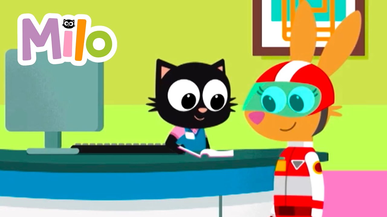 Milo goes to the library | Milo Official Channel - YouTube