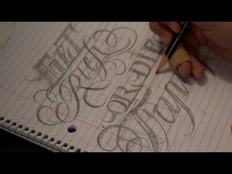 HOW TO: HAND LETTERING - YouTube