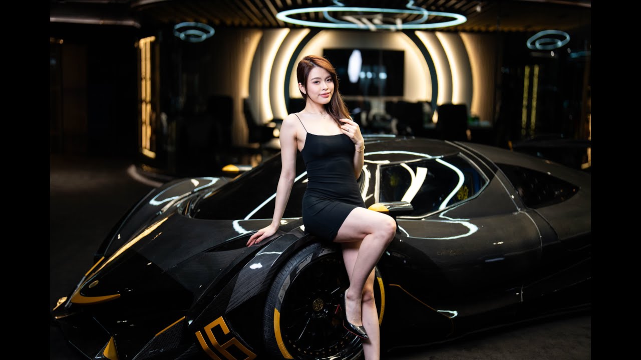 Sexy Model With Supercar Lookbook - YouTube