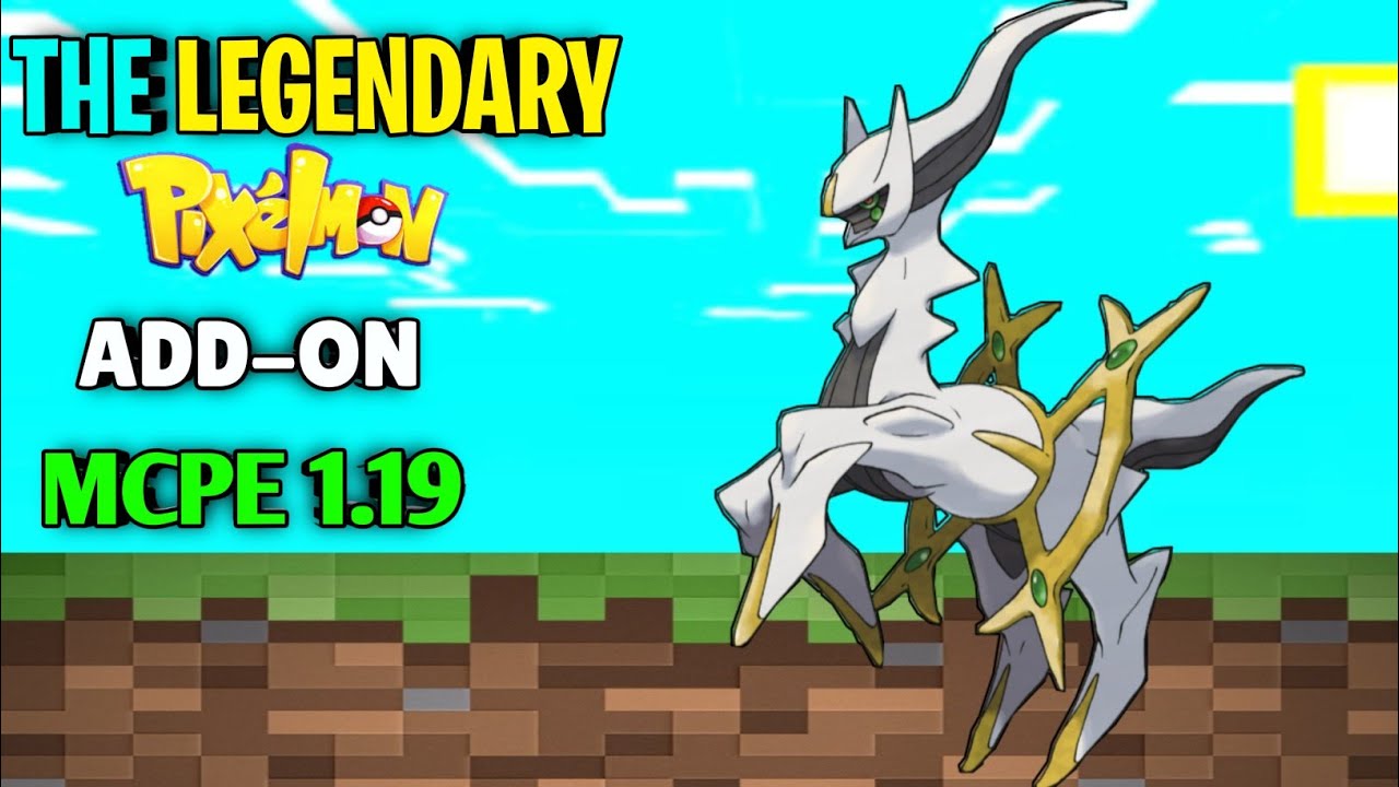 Legendary Pokemon ultra realistic pixelmon add-on for minecraft pe 1.19 ...