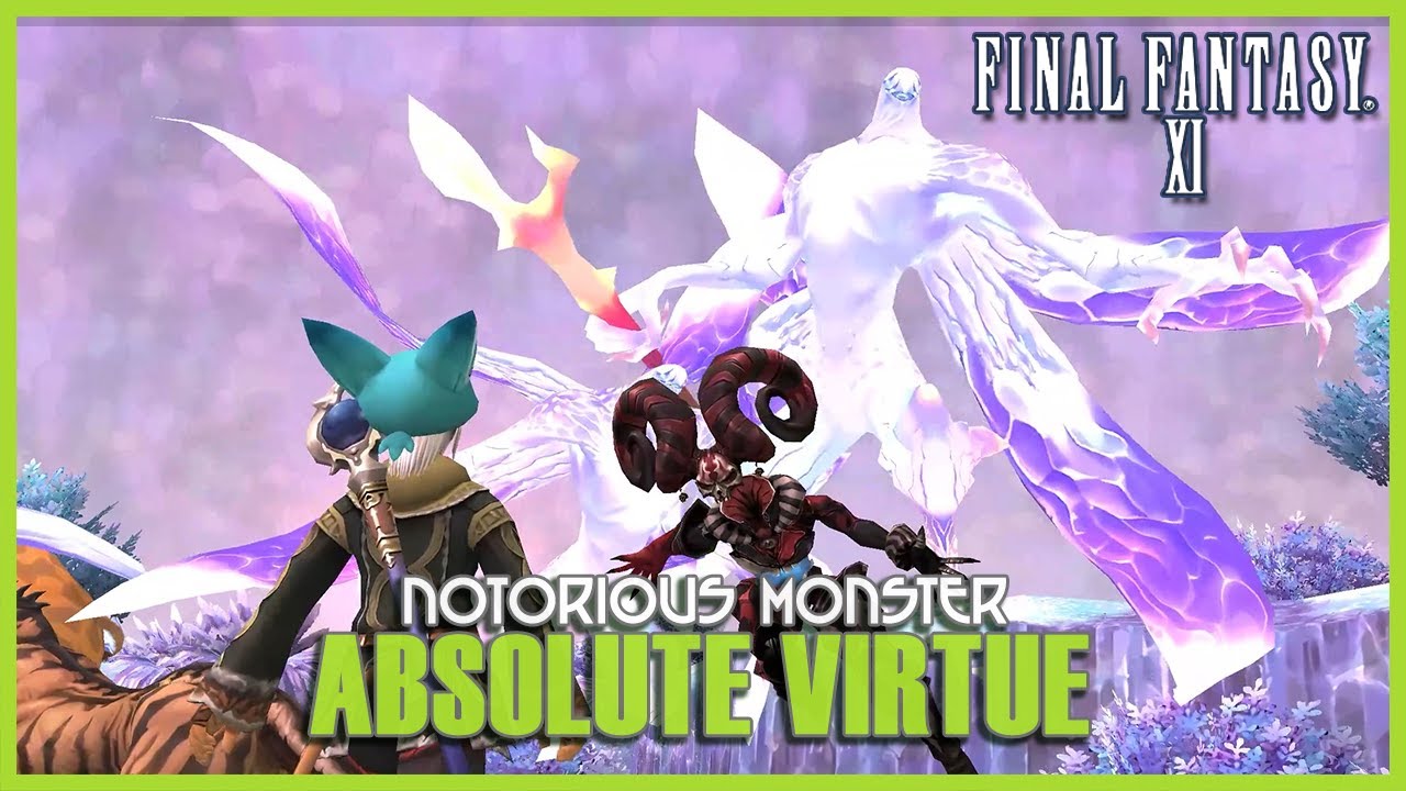 Game Play FFXI - Elesar Fights Absolute Virtue - YouTube