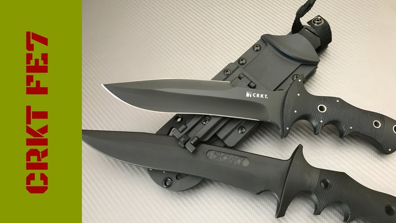 CRKT Hammond FE7 Tactical Knife CR2208 O1 steel blade - YouTube