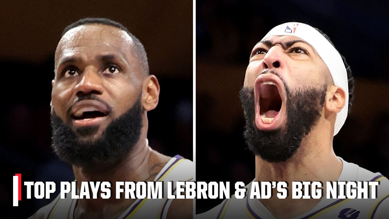 LeBron & AD DAZZLE 🤩 Lead Lakers over Wolves with HISTORIC numbers 🔥 ...