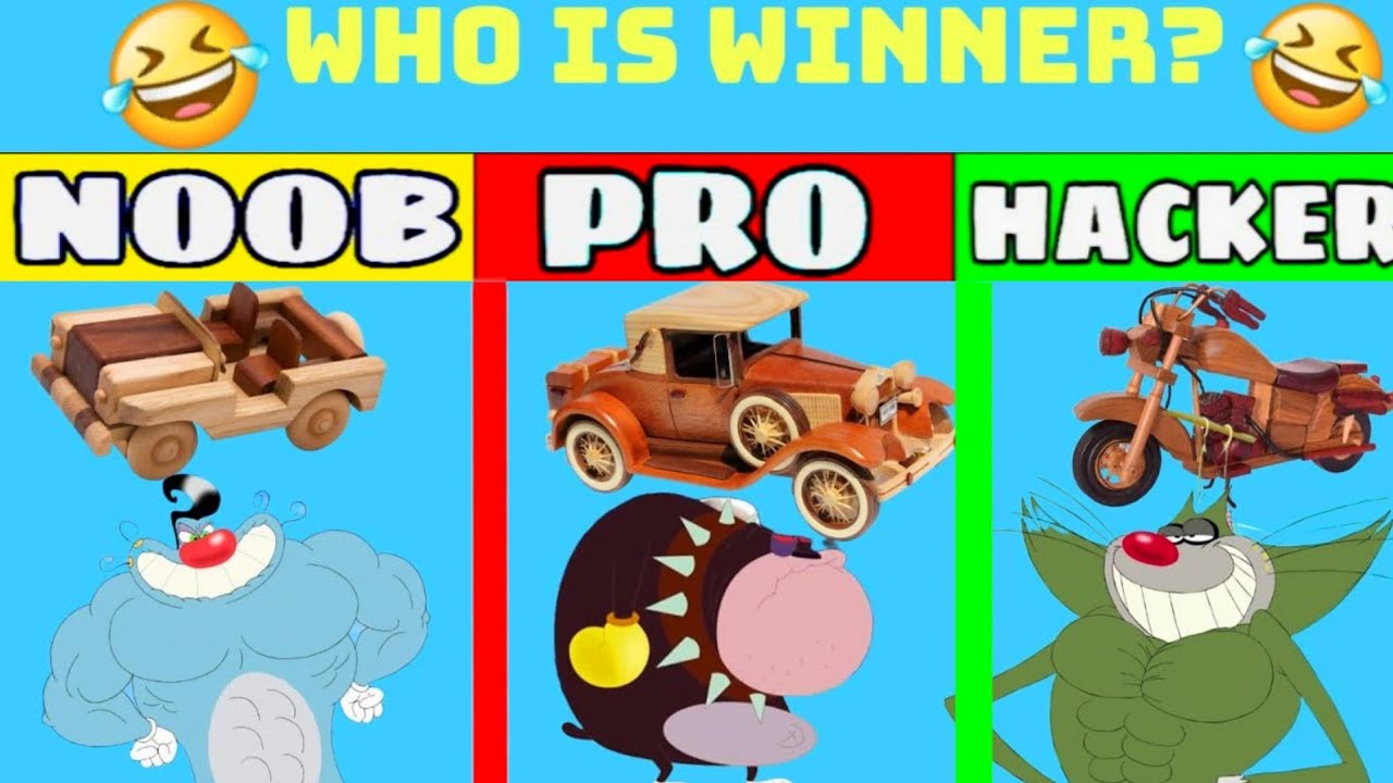 NOOB VS PRO VS HACKER ,OGGY JACK AND BOB WHO IS WINNER 🏆🏆 # ...