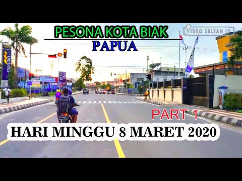Suasana Kota Biak Hari Minggu Sore 8 Maret 2020, Part 1 | Keliling Papua Keliling Indonesia