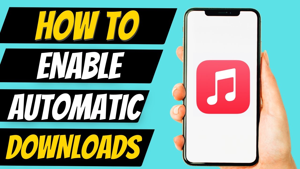 How To Enable Automatic Downloads In Apple Music - YouTube
