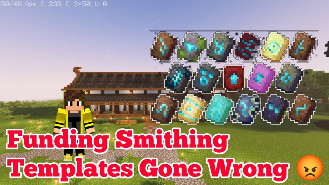 FINDING SMITHING TEMPLATE GONE WRONG😡 - YouTube