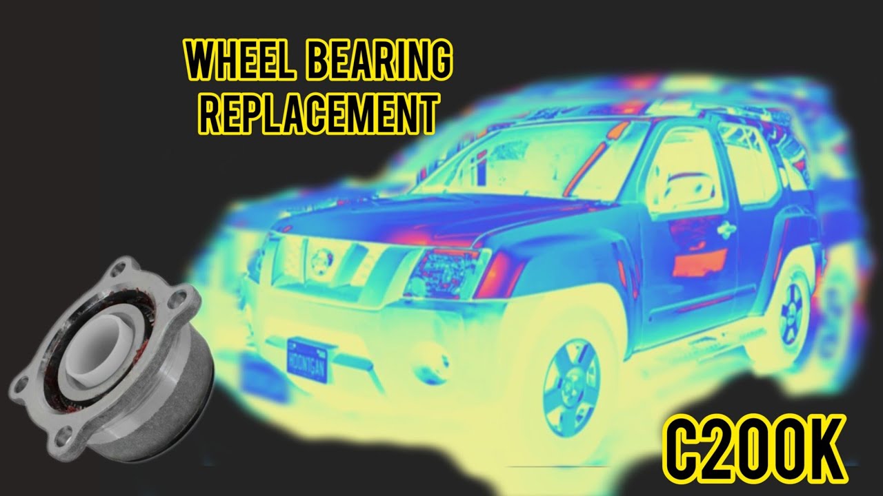 Nissan xterra rear wheel bearing replacement C200k axle - YouTube