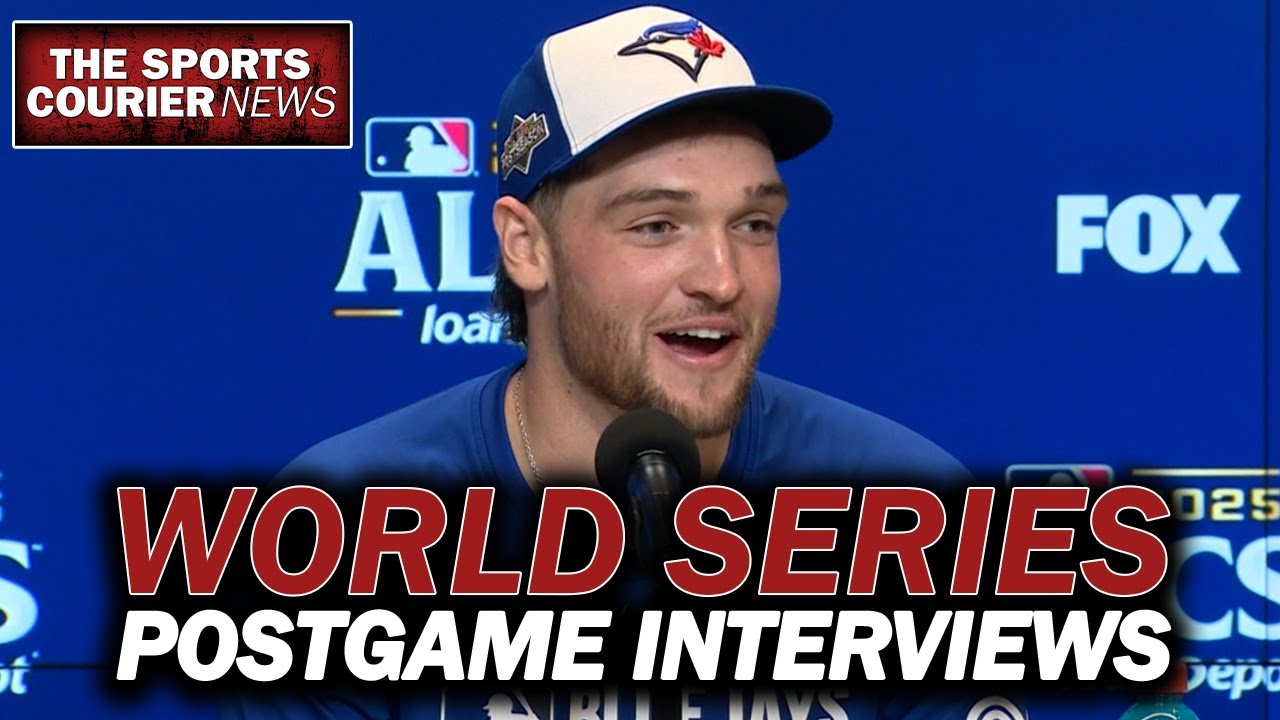 Blue Jays Dodgers World Series Post Game 5 Interviews - Toronto Leads ...