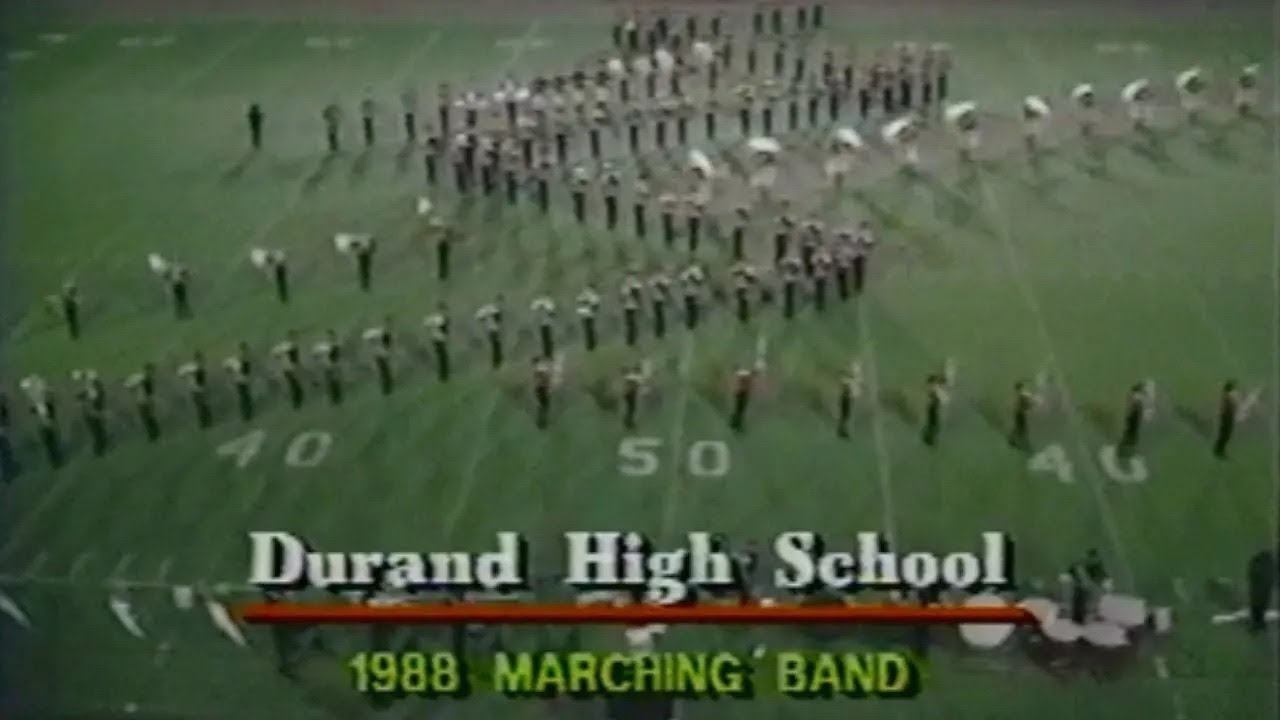 1988 Durand High School Marching Band ... MCBDA State Finals - YouTube
