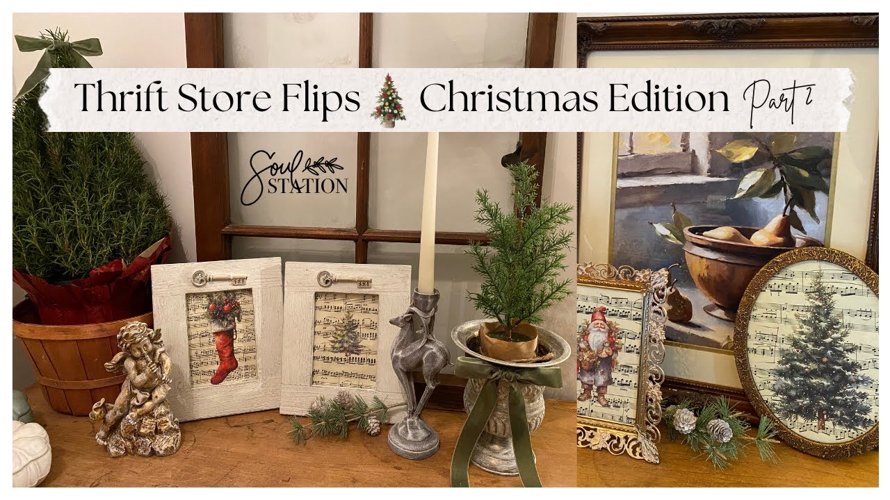 Thrift Store Flips! ️ Christmas Edition Part 2! ️ - YouTube