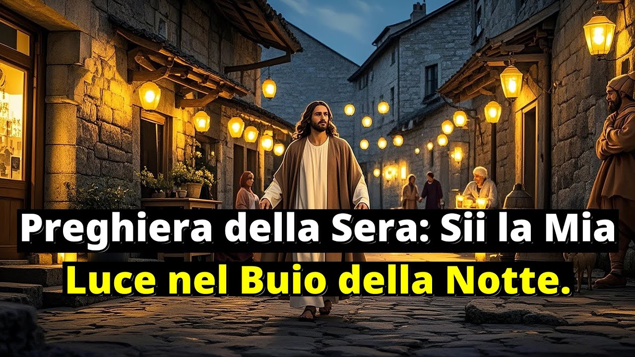 Preghiera della Sera: Sii la Mia Luce nel Buio della Notte. - YouTube