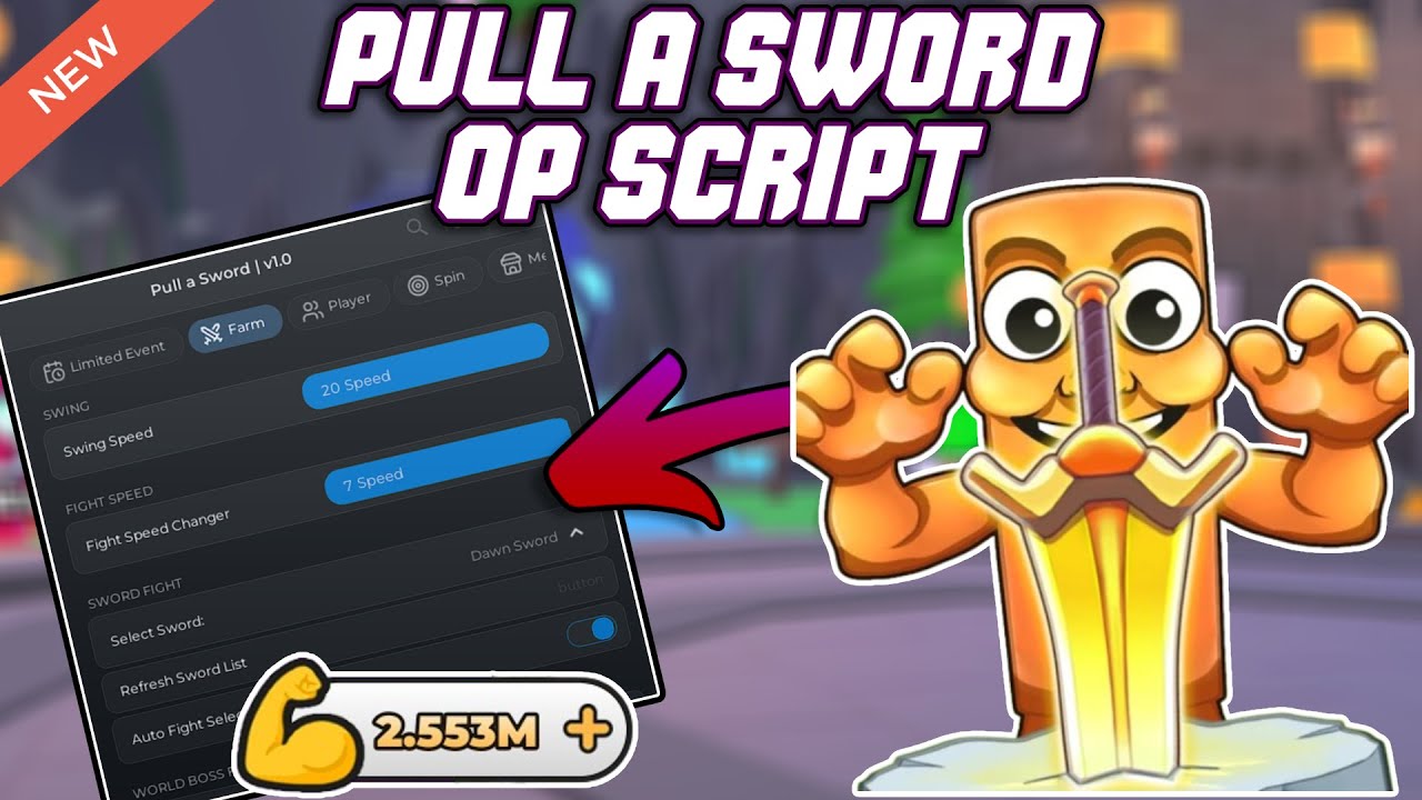 [NEW] Pull a Sword OP Script (2025) PASTEBIN - Auto Farm | Auto Win ...