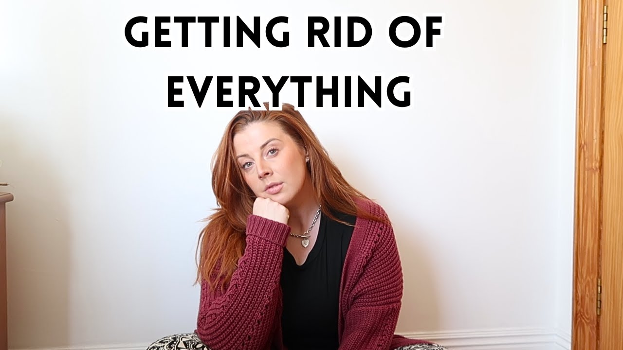 getting rid of everything i own | Minimalist March - EP 1 - YouTube