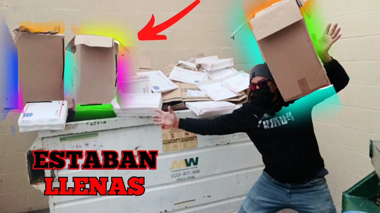 😱 me LLEVE de la BASURA 5 cajas llenas de COSAS NUEVAS #dumpsterdiving ...