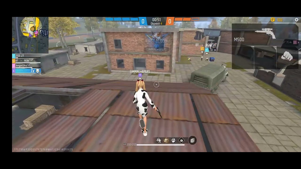 cara pepeng dengan m500 #epep #edit #gaming #game - YouTube