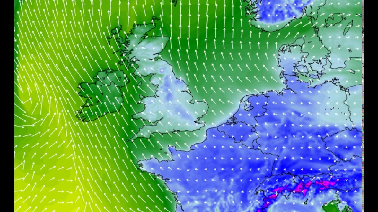 Uk Weather: Cold S/SE Winds This Week!! - YouTube