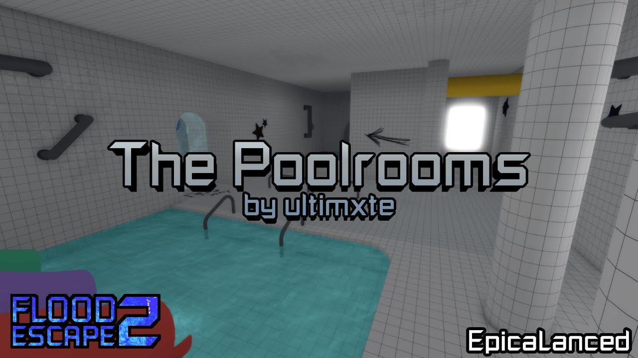 The Poolrooms [Easy] by ultimxte | Flood Escape 2: Community Maps - YouTube