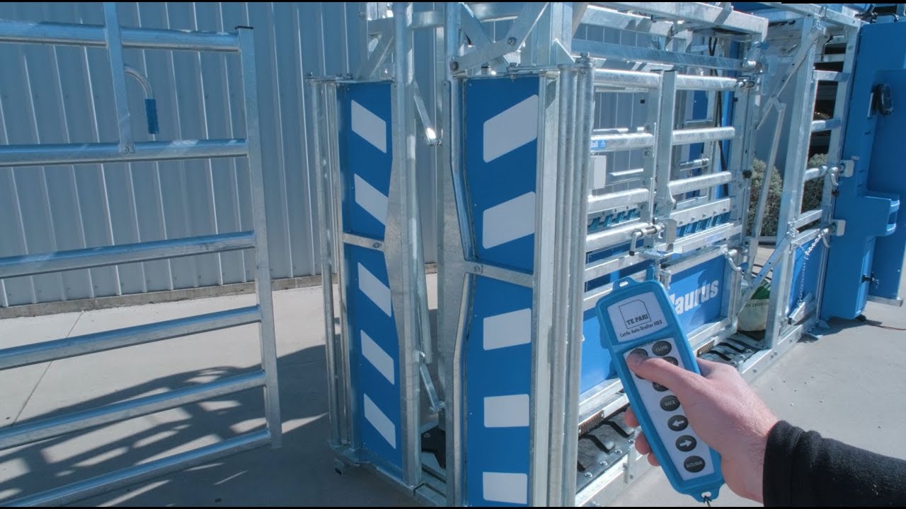 Taurus Auto-Drafting Cattle Crush - Hydraulic Control Upgrade Overview ...