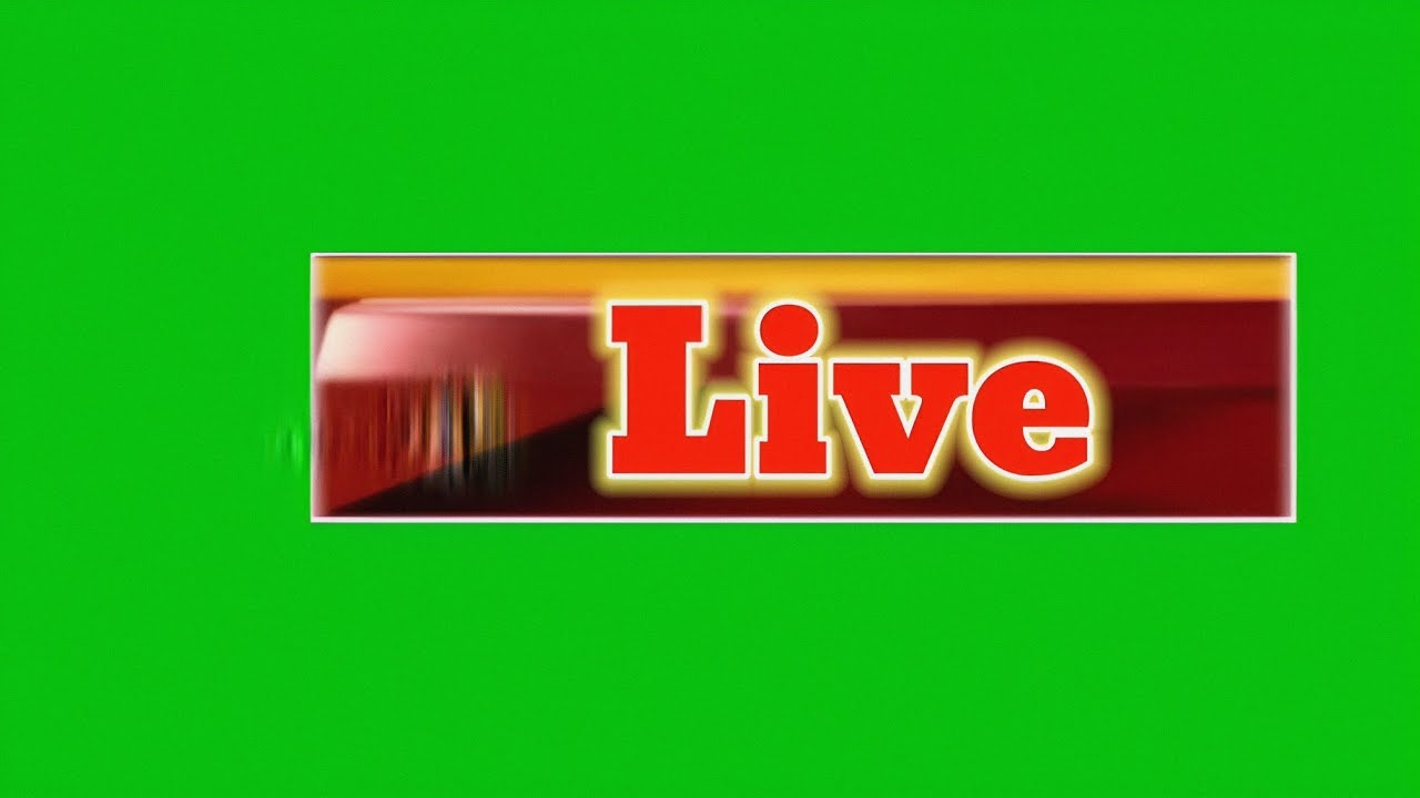 Live Text Green screen Still - YouTube