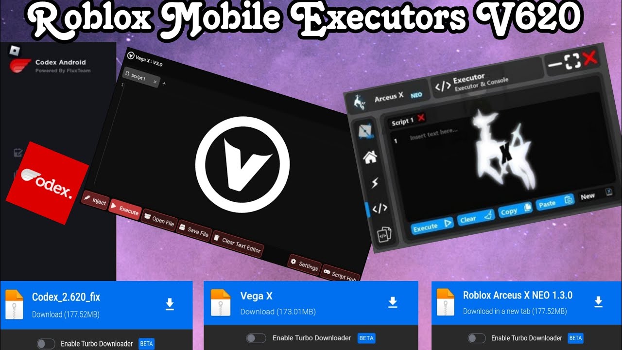 ALL IN ONE | Arceus X Codex Vega X Delta Mobile Executors V620 Version ...