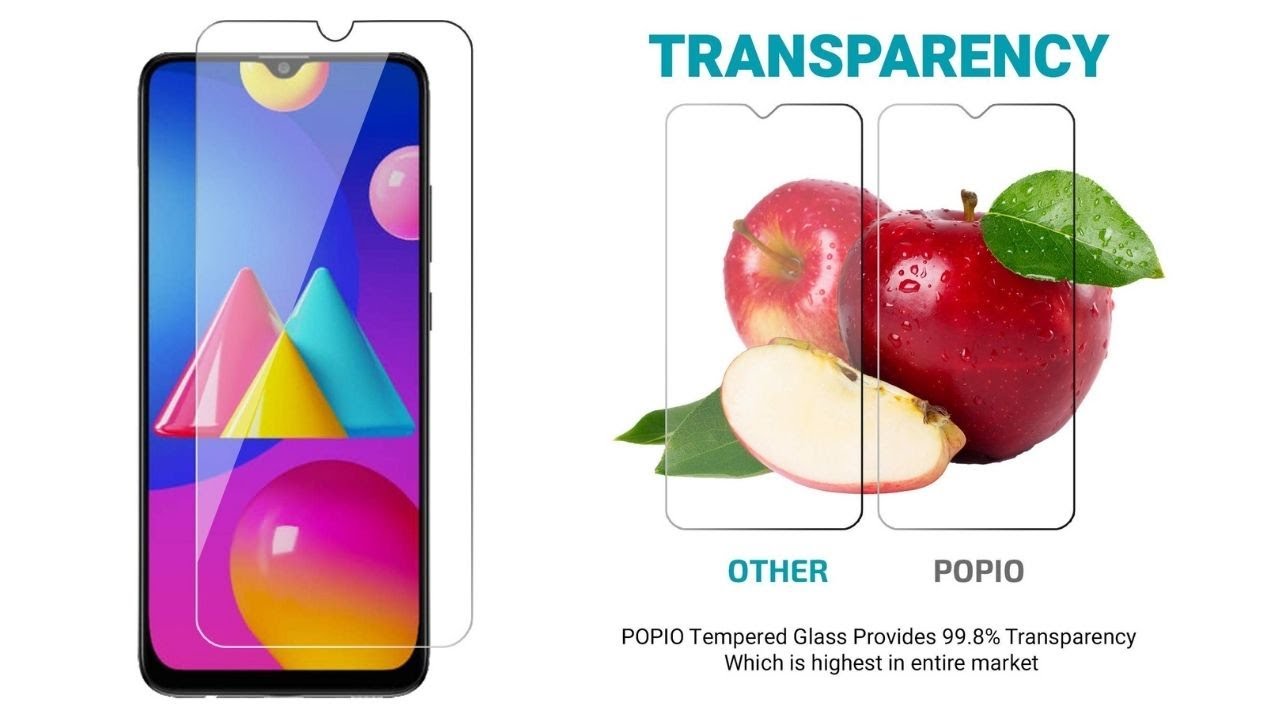POPIO Tempered Glass | Screen Protector | Compatible for Samsung Galaxy ...