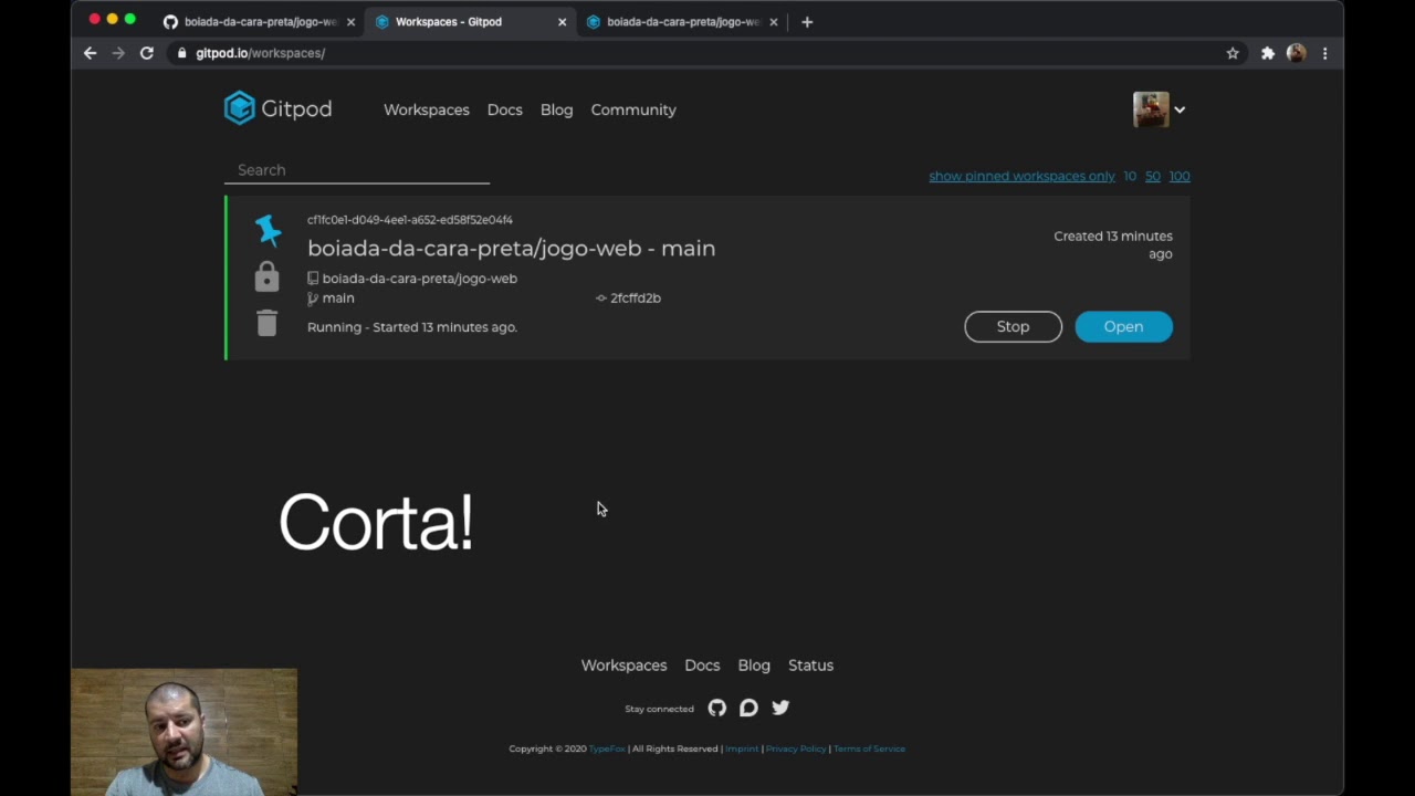 Controle de versão com Gitpod e GitHub - YouTube