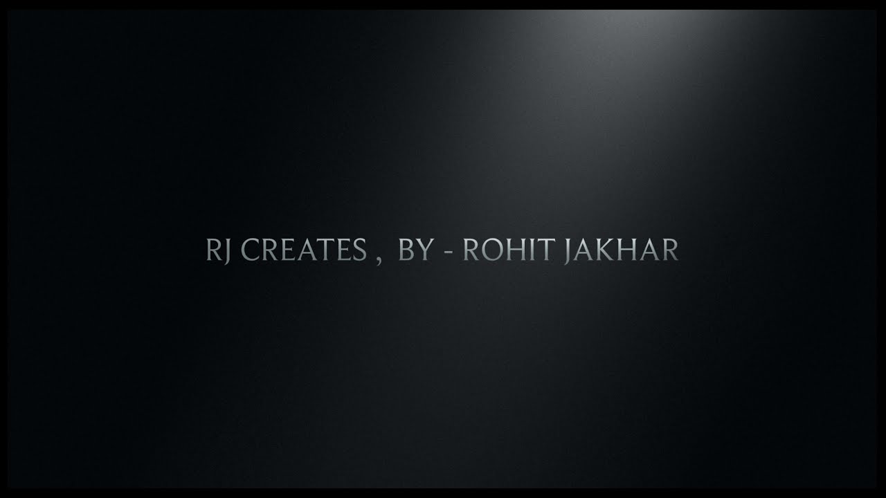 Intro RJ CREATES, By Rohit Jakhar - YouTube