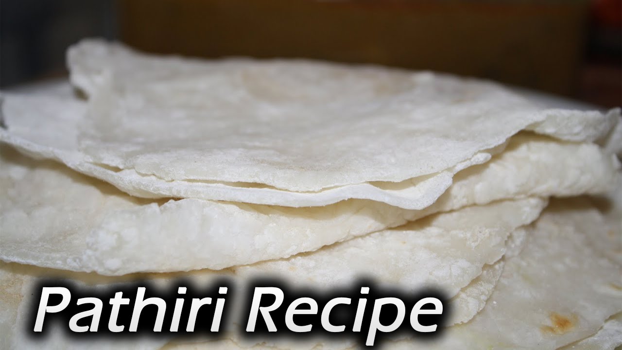 How to make kerala style Rice Pathiri | Simple Rice pathiri - YouTube