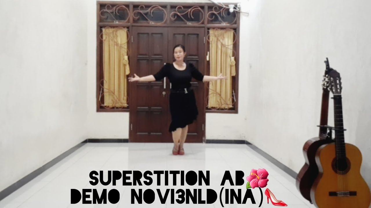 Superstition AB - Line Dance (Dee Palmer(USA) Absolute Beginner - YouTube