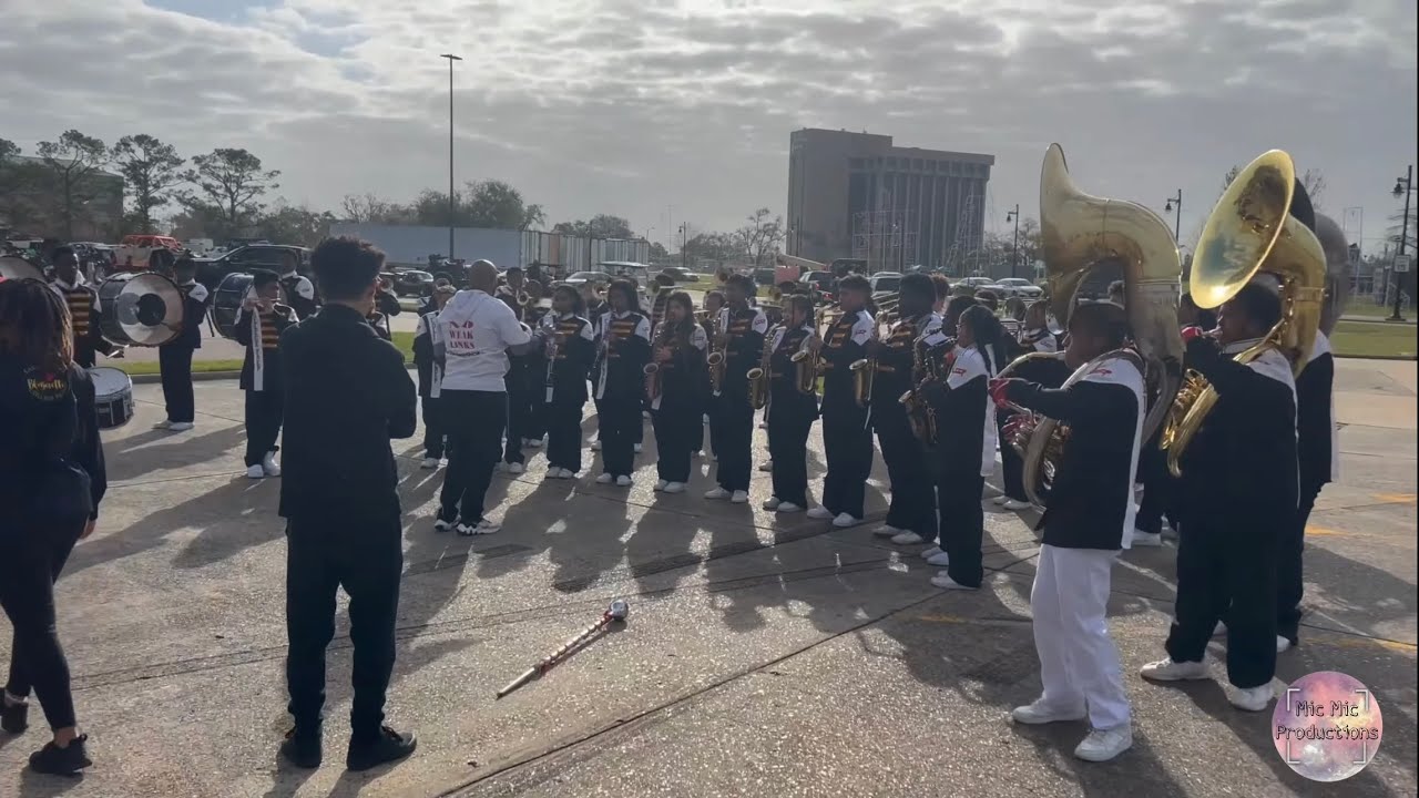 Lake Charles College Prep "Blazin" Marching Band | MLK DAY PARADE 2023 ...