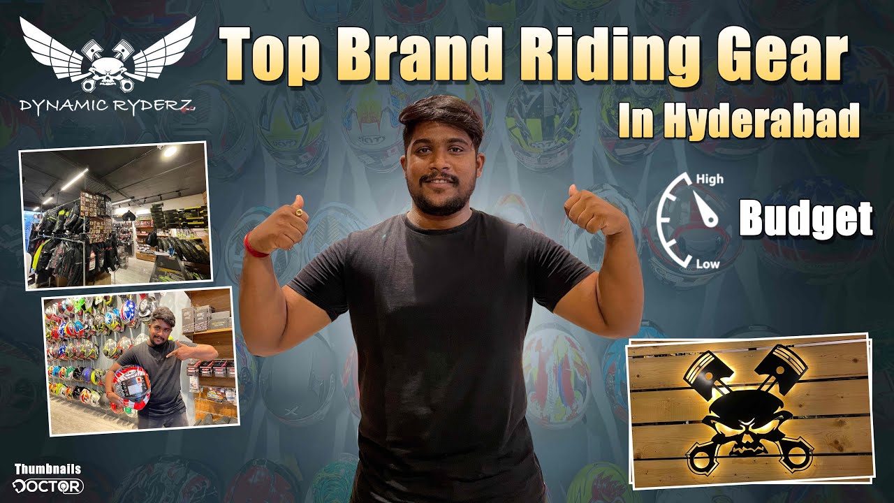 Top Brand Riding Gears in Hyderabad || low to High Budget || Dynamic ...