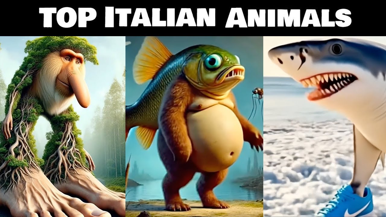 top italian brainrot animals - YouTube